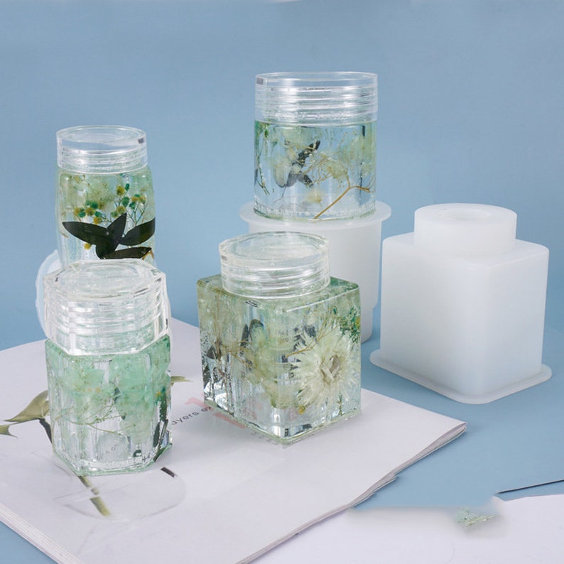 DIY Epoxy Resin Bottle Mold: Storage Jar Silicone Mold - Etsy