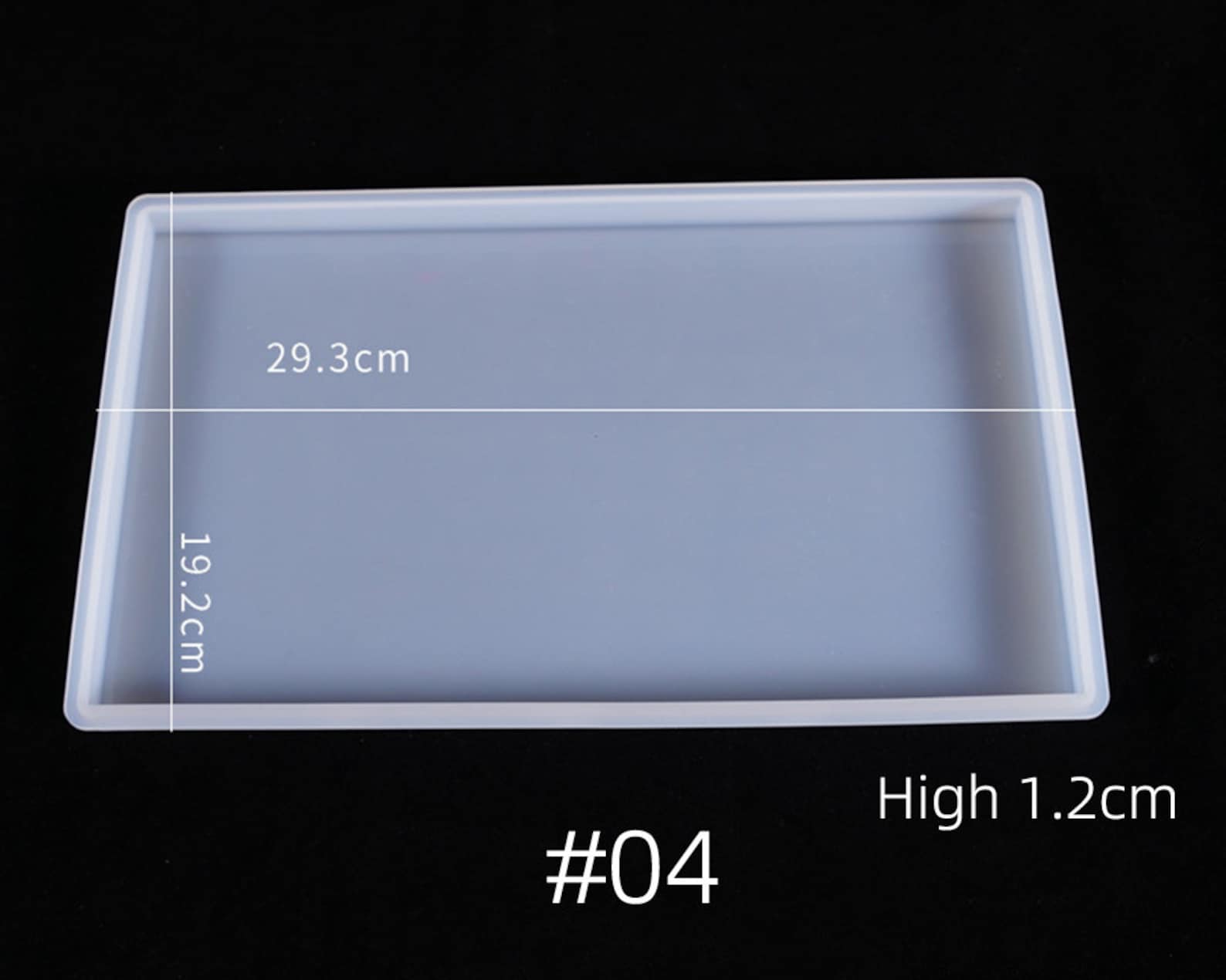 Large Resin Tray Mold Set: Square and Rectangle Silicone Casting Molds ...