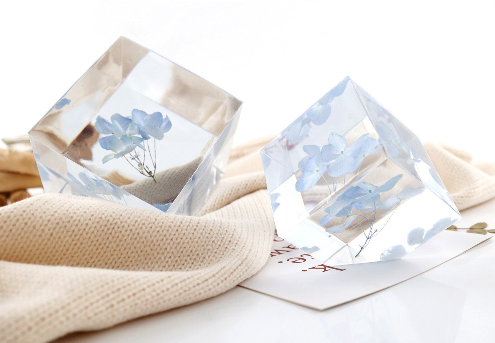 Epoxy Resin Art DIY Large Cube Bevel Silicone Molds Square Molds Resin ...