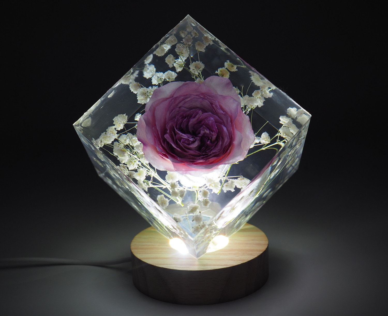 Epoxy Resin Art DIY Large Cube Bevel Silicone Molds Square Molds Resin ...