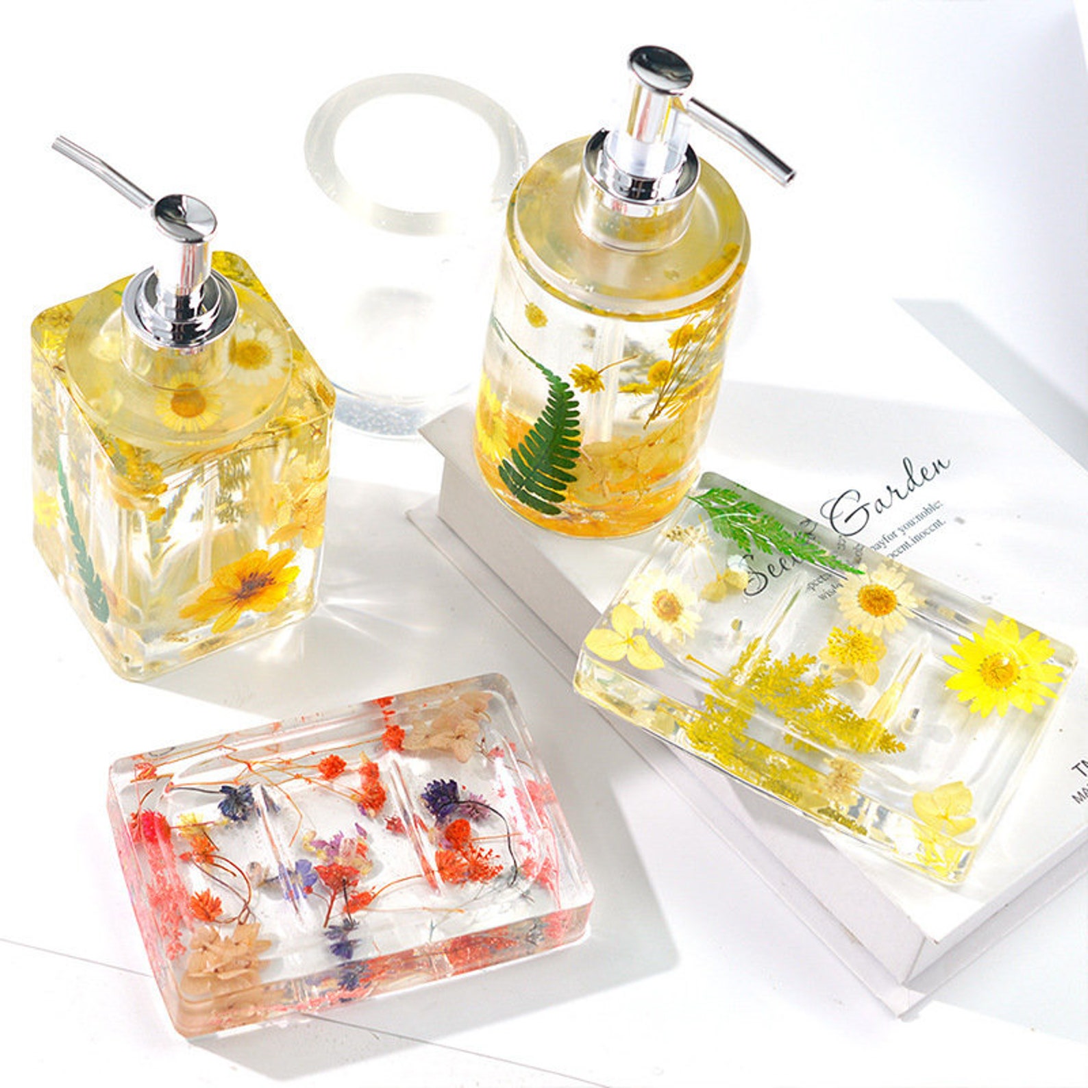 Crystal Epoxy Resin DIY Handmade Square Perfume Bottle Mold | Etsy