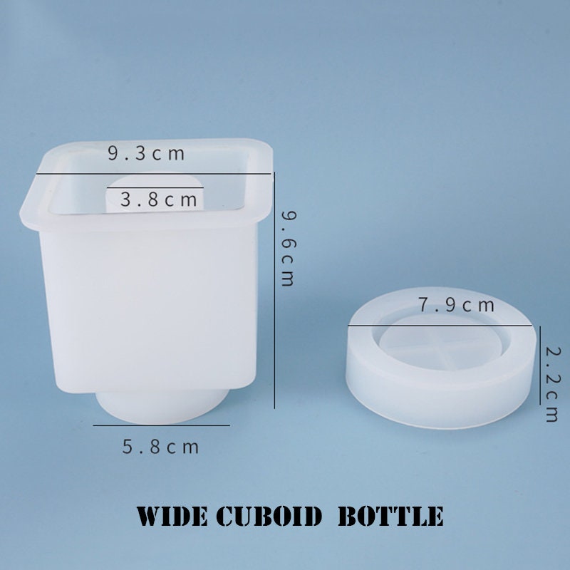 DIY Epoxy Resin Mold Bottle Storage Bottle Storage Sealed Can With Lid ...