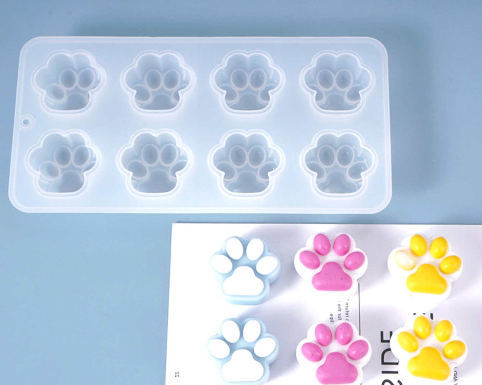 Epoxy Resin DIY Art Model Small Cat Paw Silicone Epoxy Casting - Etsy