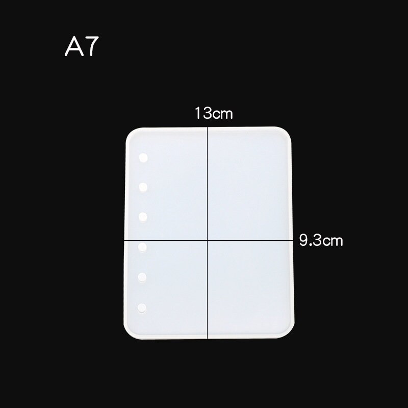 Resin Notebook Cover Mold Set A6 A5 A7, Epoxy Casting With Book Rings ...