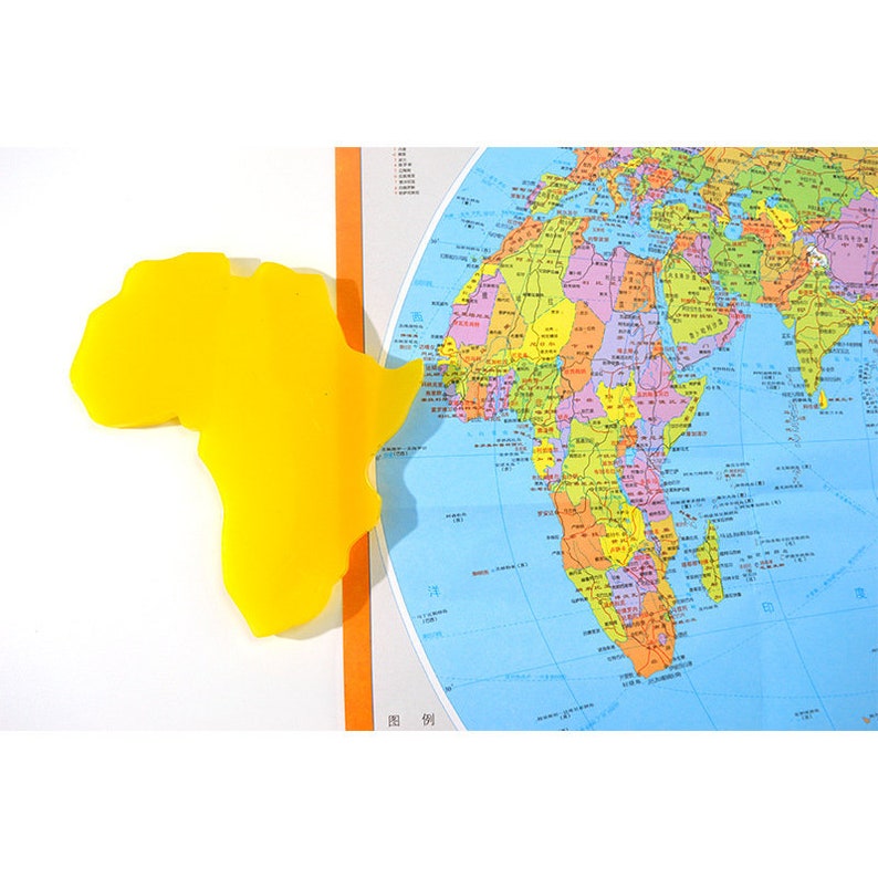 7 Pieces Seven Continents Map Resin Art Molds Serving Board - Etsy