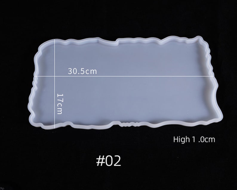 Large Resin Tray Mold Set: Square and Rectangle Silicone Casting Molds ...
