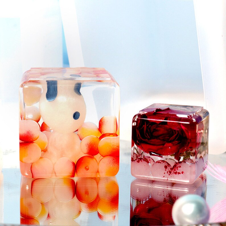 7 Pcs DIY Cube Resin Mold Set, Specimen, Candle & Jewelry Making - Etsy
