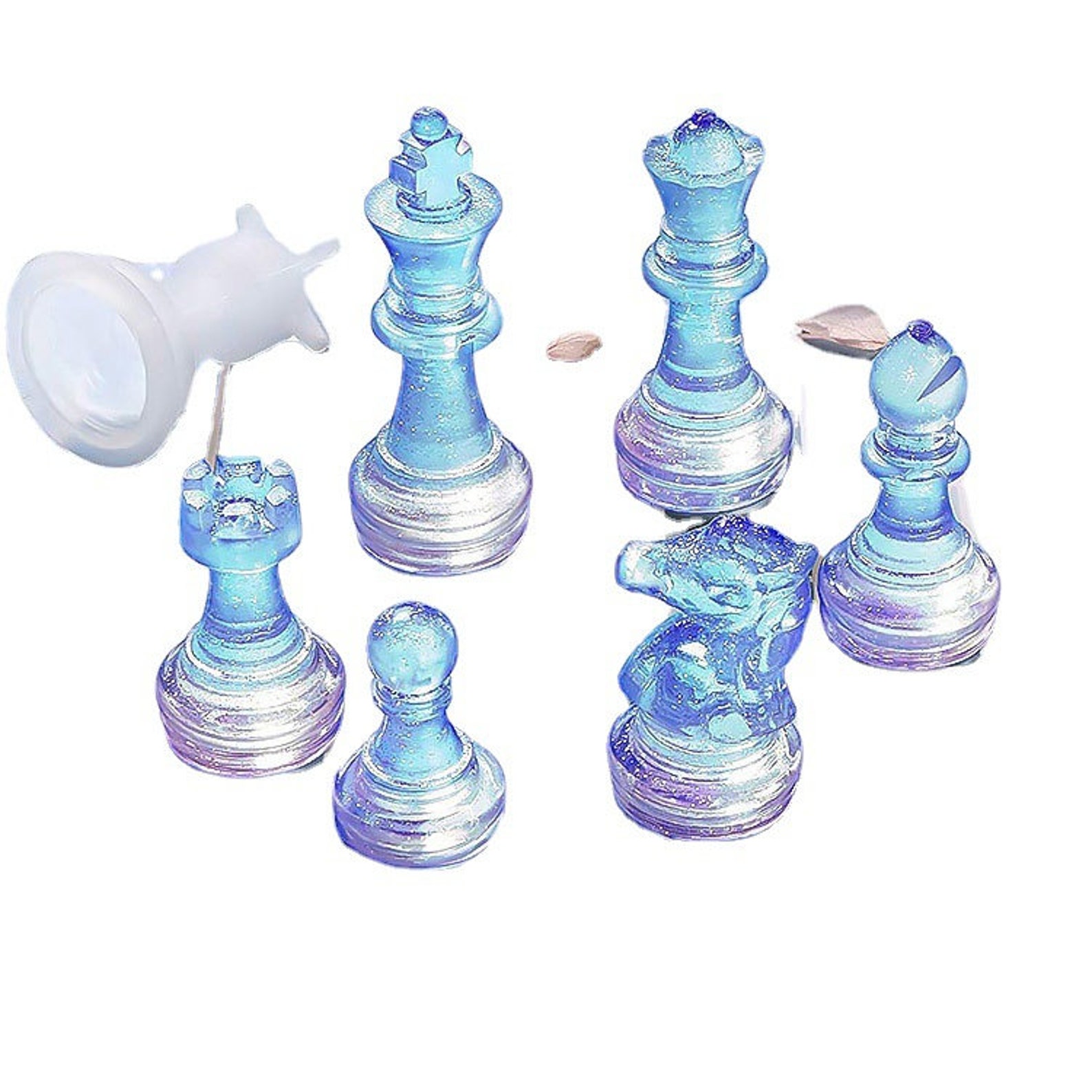 Chess Board Mold for Epoxy Resin Art Silicone Mold Chess Set - Etsy