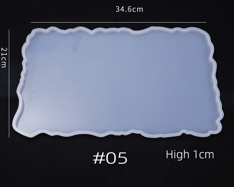Large Resin Tray Mold Set: Square and Rectangle Silicone Casting Molds ...