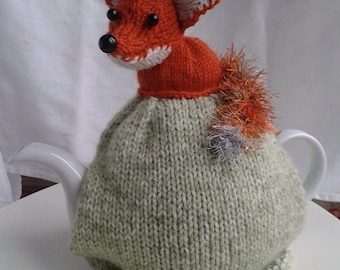 Fox Tea Cosy KNITTING PATTERN Pdf File by Automatic Download - Etsy