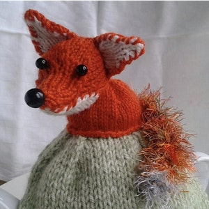 Knitted Fox Tea Cosy PDF Pattern - Etsy
