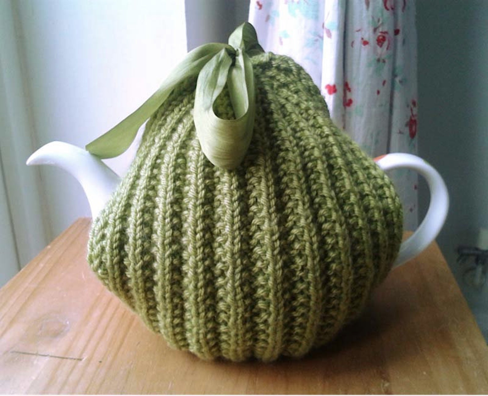 Retro Ribbon Tea Cosy Pattern PDF - Etsy