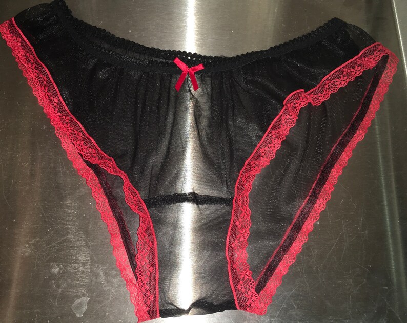Sheer Nylon Panties Burlesque Fetish Sissy Etsy