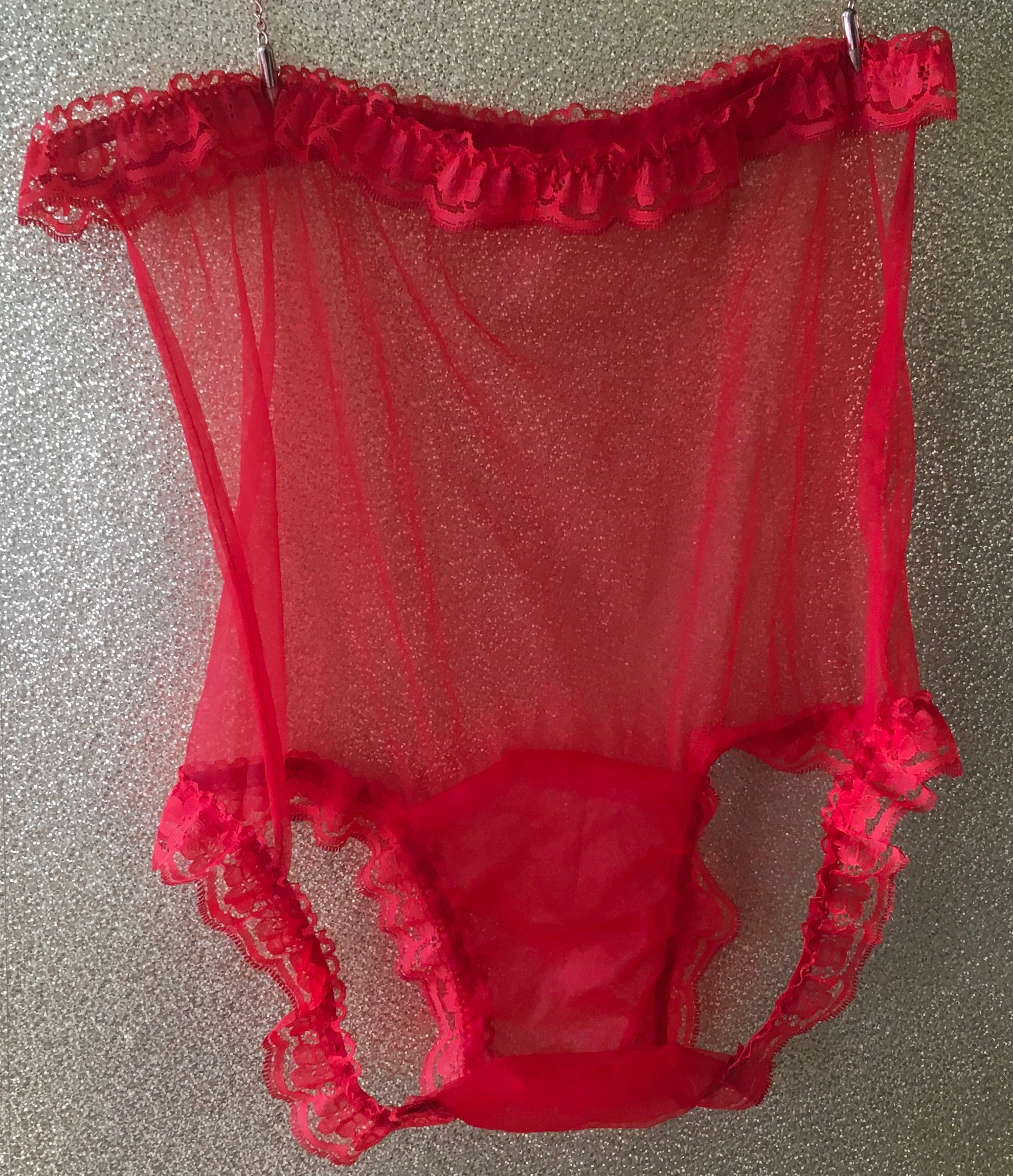 Sheer Nylon Burlesque Fetish Sissy Sex Doll Pegging Panties Etsy