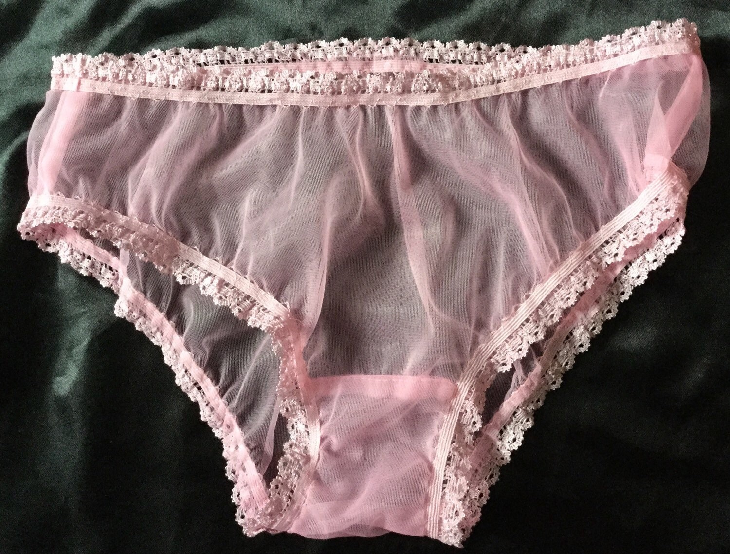Sheer Nylon Panties Vintage Style Sissy Burlesque Reenactment Etsy