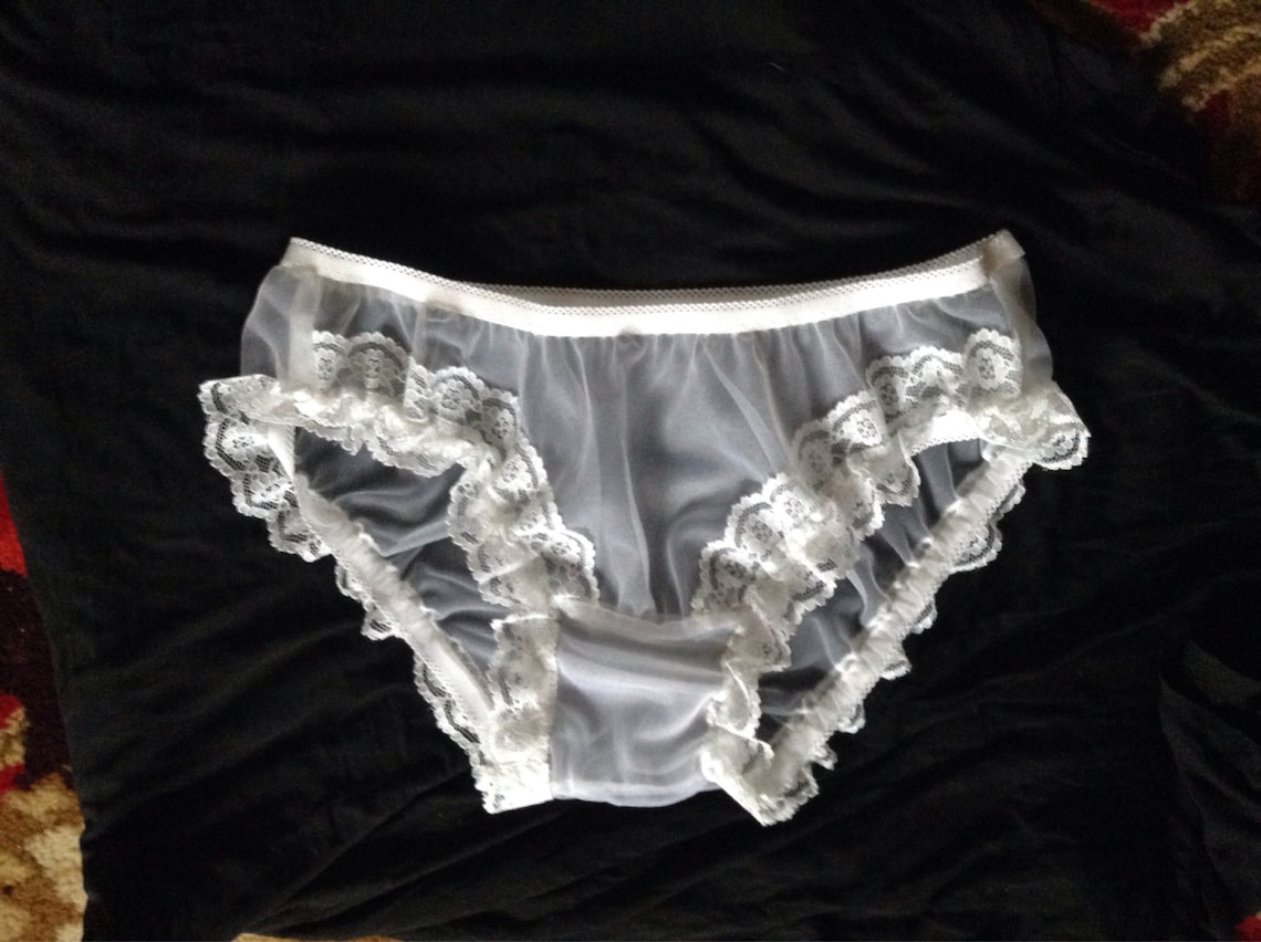 Vintage Style Sheer Nylon Panties Fetish Sissy Burlesque Etsy