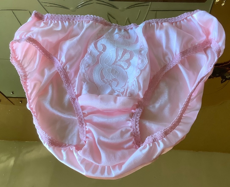 Vintage Style Sheer Nylon Tricot Lace Panties Etsy