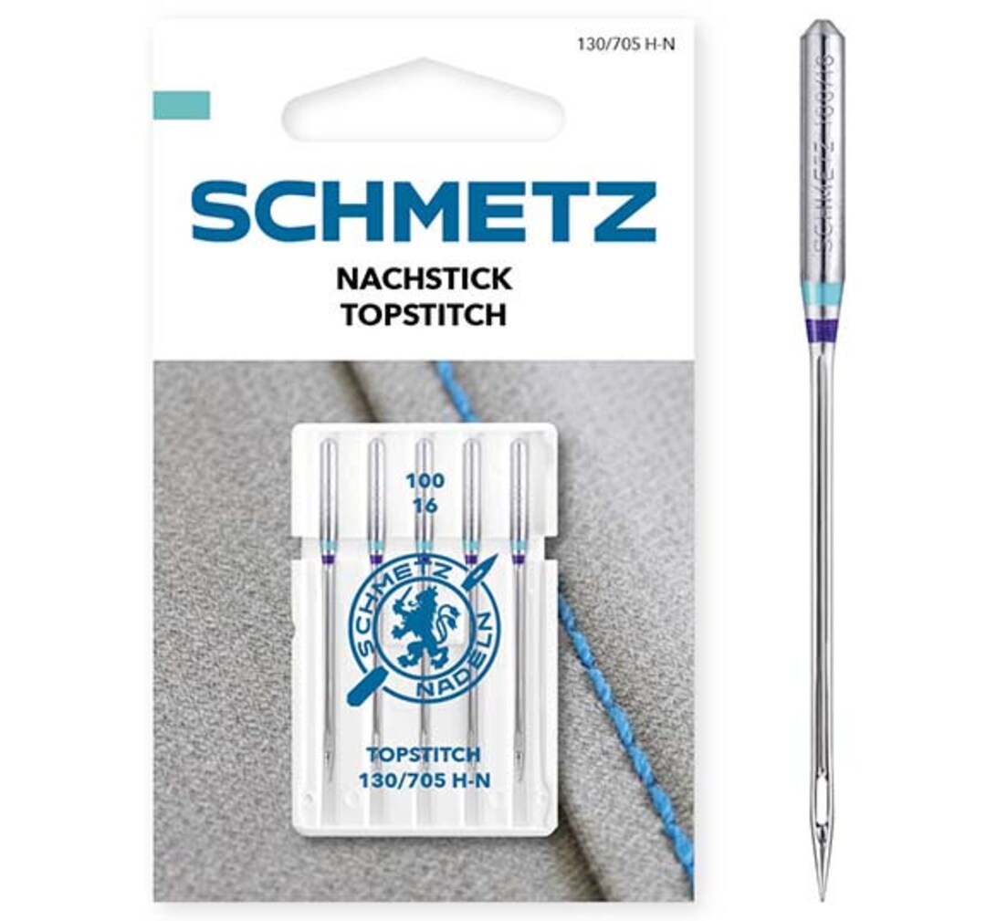 Topstitch Sewing Needles 100/16 for Decorative Top Stitching, Use With ...