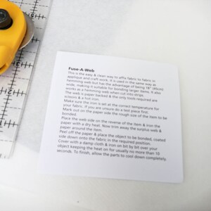 Double Sided Fusible Interfacing, Fuse-a-web, by the Metre, Bondable ...