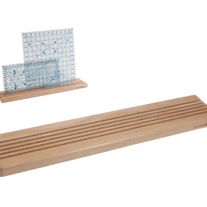 Milward 50cm Large Ruler Rack for Quilting Templates, 5 Slolt Beech ...