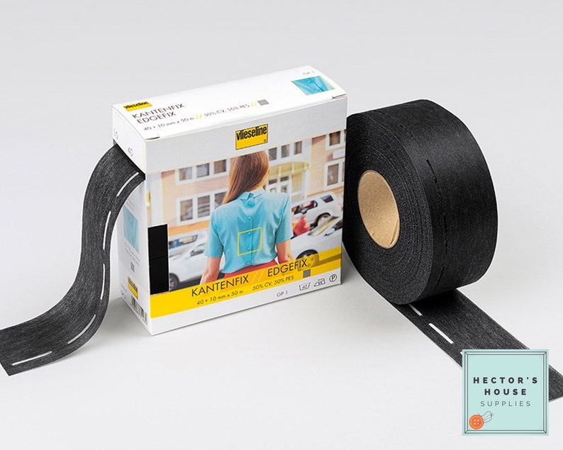 Vlieseline Edgefix Iron on White Folding Stabilier Fusible - Etsy