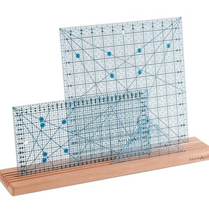 Milward 50cm Large Ruler Rack for Quilting Templates, 5 Slolt Beech ...
