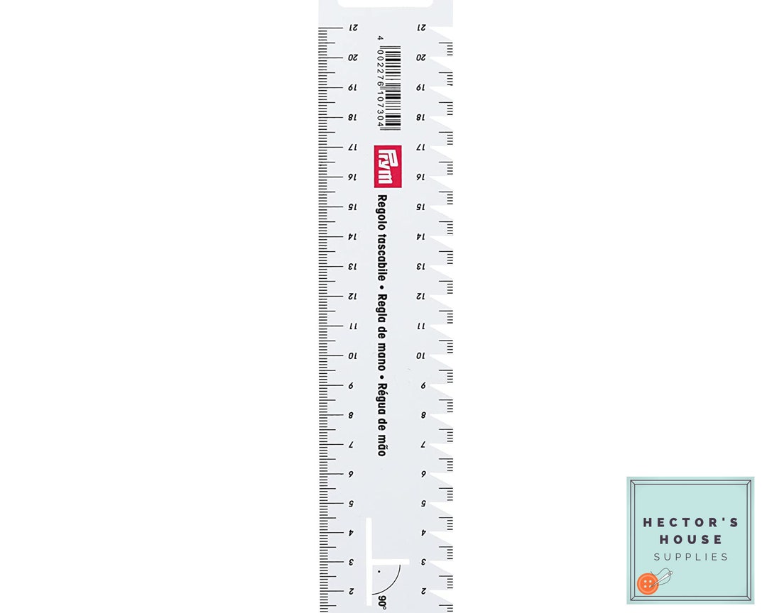 Prym Hand Sewing Gauge, Measure Hems, Pleats, Buttonholes, Flexible ...