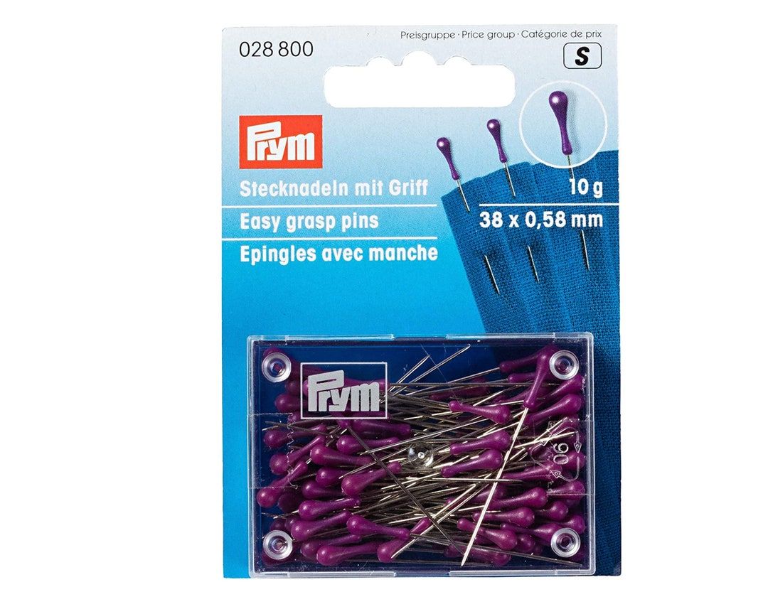 Prym Easy Grasp Pins, Easy Grip Pins - Ideal for Arthritic Hands ...
