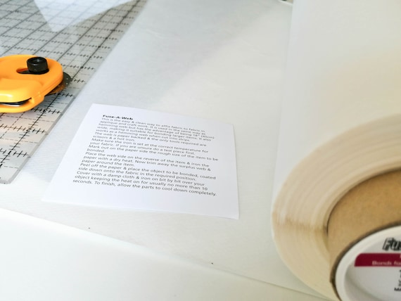 Double Sided Fusible Interfacing Fuse-a-web Various Lengths - Etsy