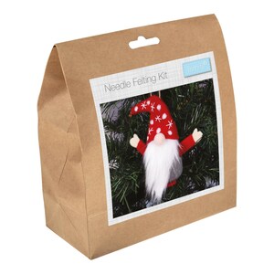 Gonk Kit- Beginner Needle Felting Kit - 8 X 7cm - Trimits - Christmas ...