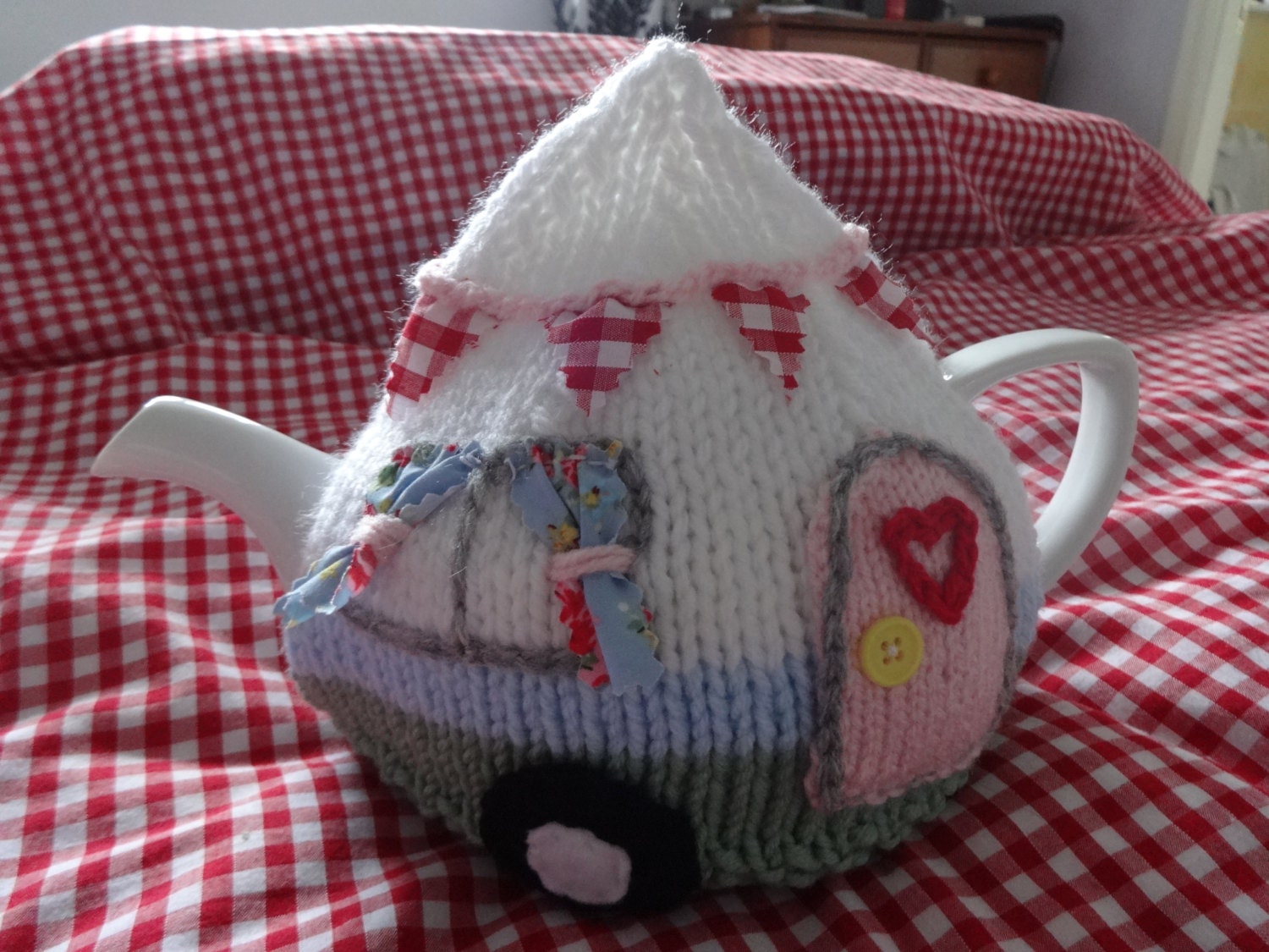 Caravan Tea Cosy Cozy Knitting Pattern Pdf, Camping Retro Vintage ...