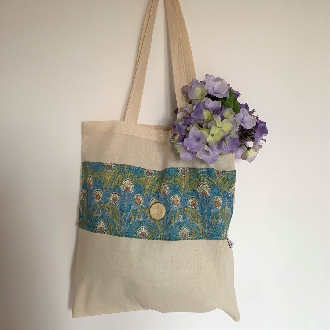 Liberty Tote Bag, Foldaway Cotton Bag, Fold-up Bag, Cotton Shopper ...