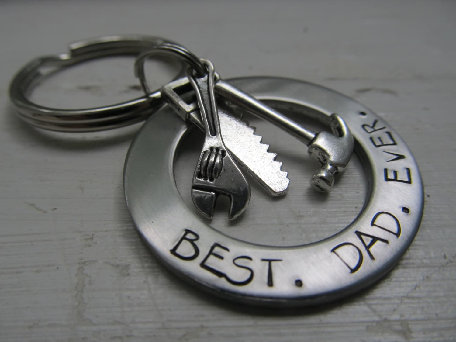 Father's Day Gift Personalized Father's Keychain | Etsy