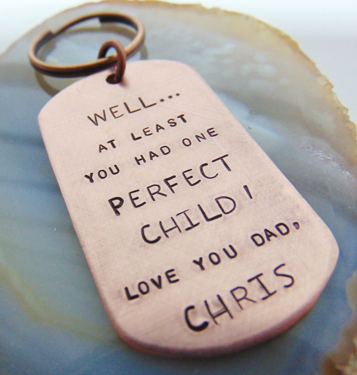 Father's Day Gift Funny Father's Keychain - Etsy