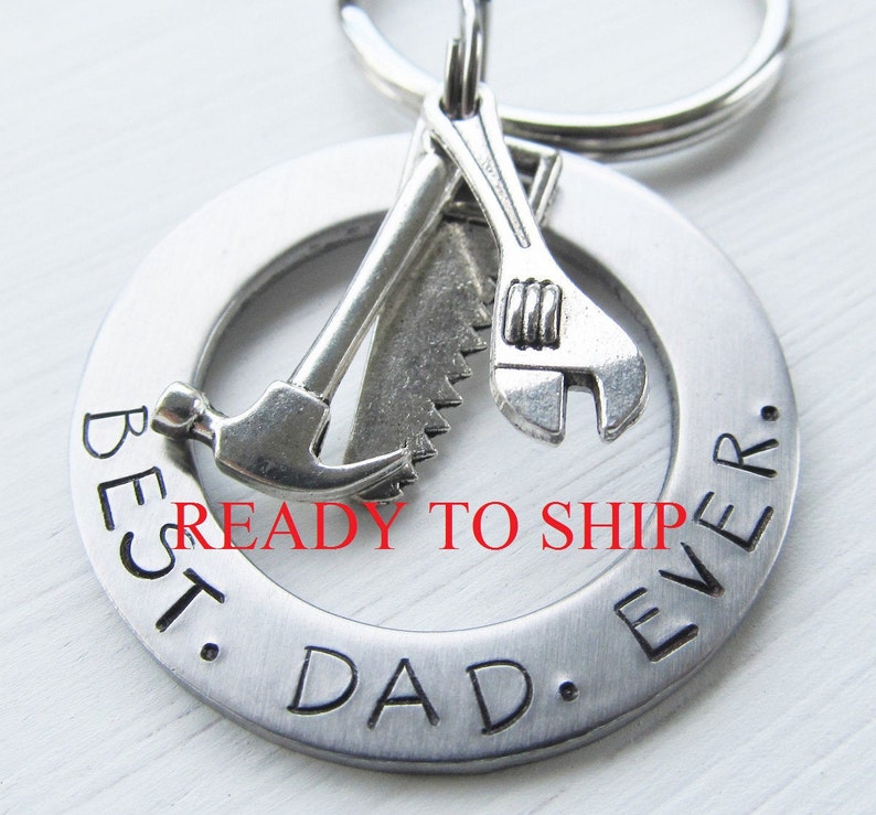 Father's Day Gift Personalized Father's Keychain | Etsy