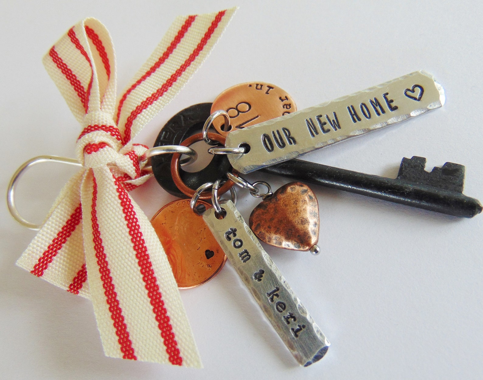 Key Ornament Christmas Ornament New Home Ornament Mr & Mrs - Etsy