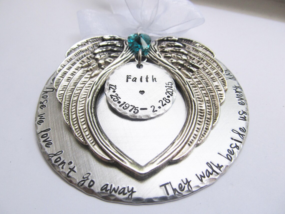 Memorial Ornament Custom Memorial Gift Personalized Ornament - Etsy