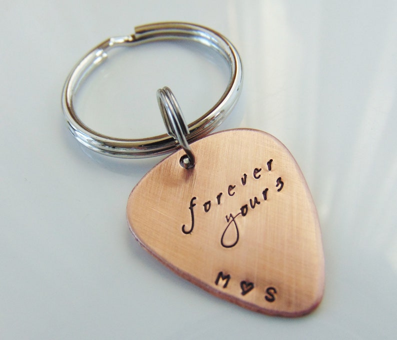 Personalized Guitar Pick Forever Yours Copper Pick - Etsy