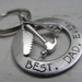 Father's Day Gift, Personalized Father's Keychain, Tool Key Ring, Dad ...