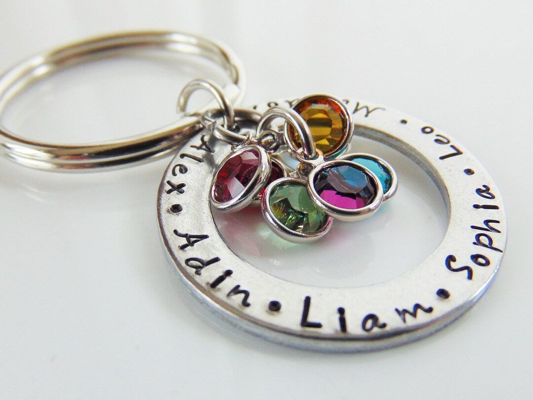 Mothers Day Personalized, Mothers Keychain, Grandmother Gift ...
