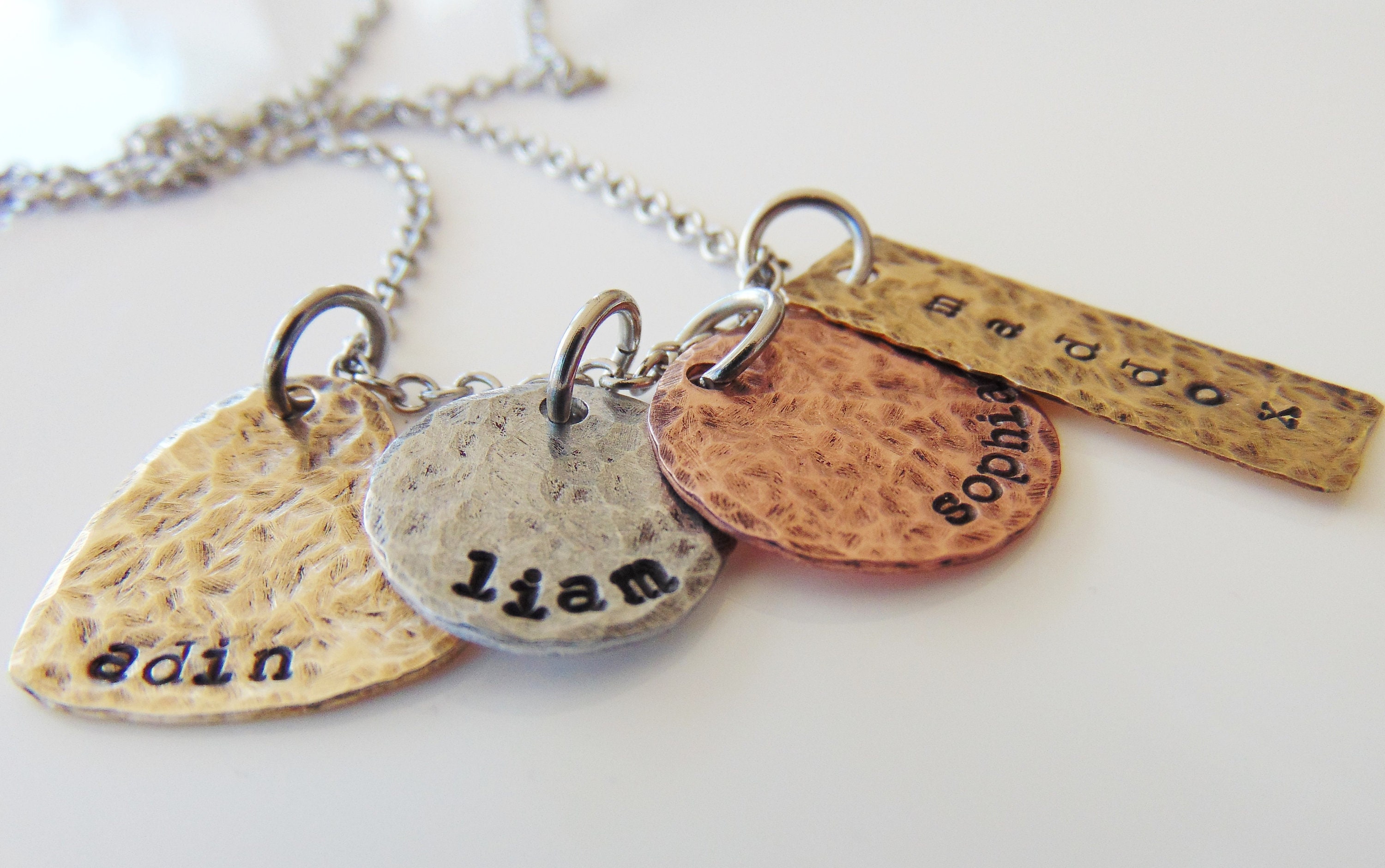 Mothers Day Jewelry Personalized Mothers Necklace Mixed | Etsy