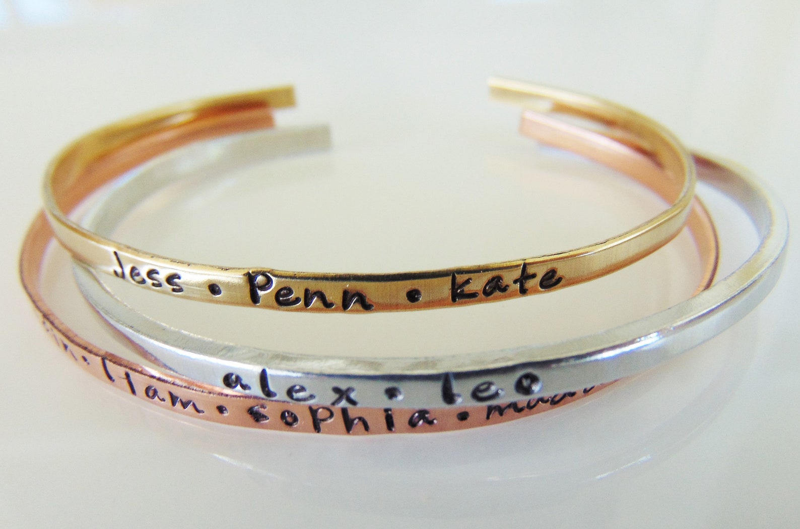 Mother's Day Personalized Bracelet Custom Cuff - Etsy