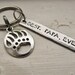 Personalized Key Ring Fathers Key Chain Best Dad Ever Key Ring Fathers ...