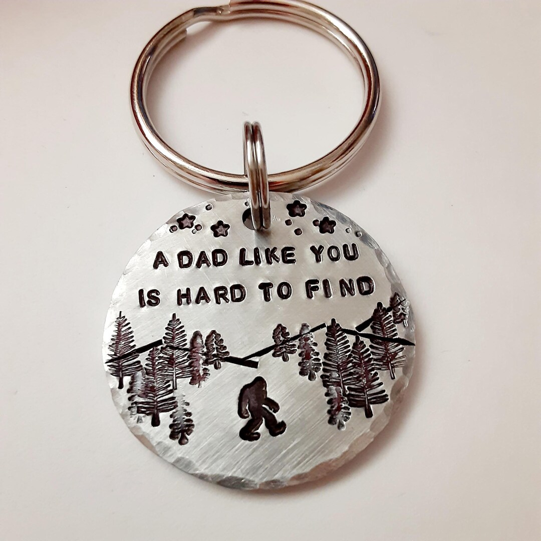 Dad Keyring, Bigfoot Keychain, Personalized, Father's Day Gift, Gift ...