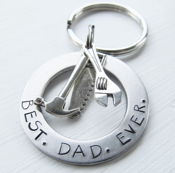 Father's Day Gift Personalized Father's Keychain | Etsy