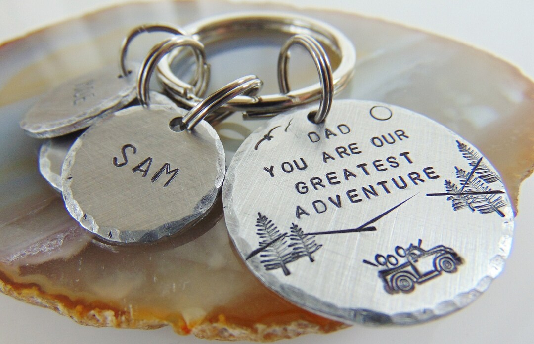 Dad Keychain, Personalized Father Gift,fathers Day, Truck Keyring, Gift ...