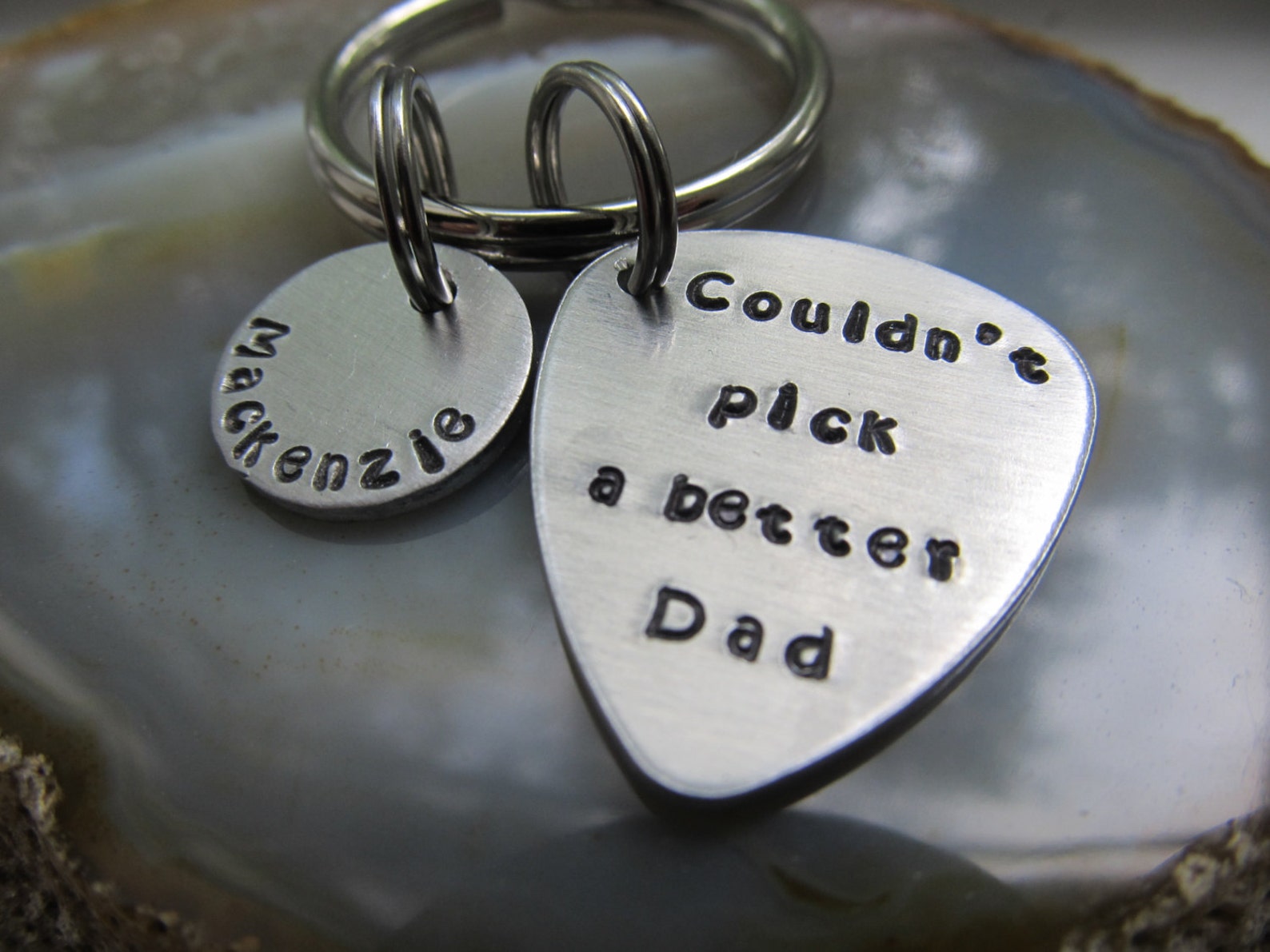 Guitar Pick Keychain Personalized Guitar Pick Key Ring Gift - Etsy