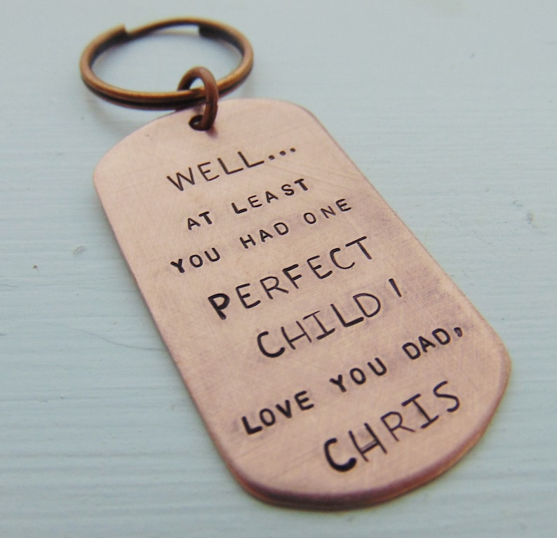 Father's Day Gift Funny Father's Keychain - Etsy
