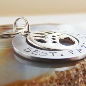 Father's Day Gift, Personalized Father's Day Keychain, Papa Key Ring ...