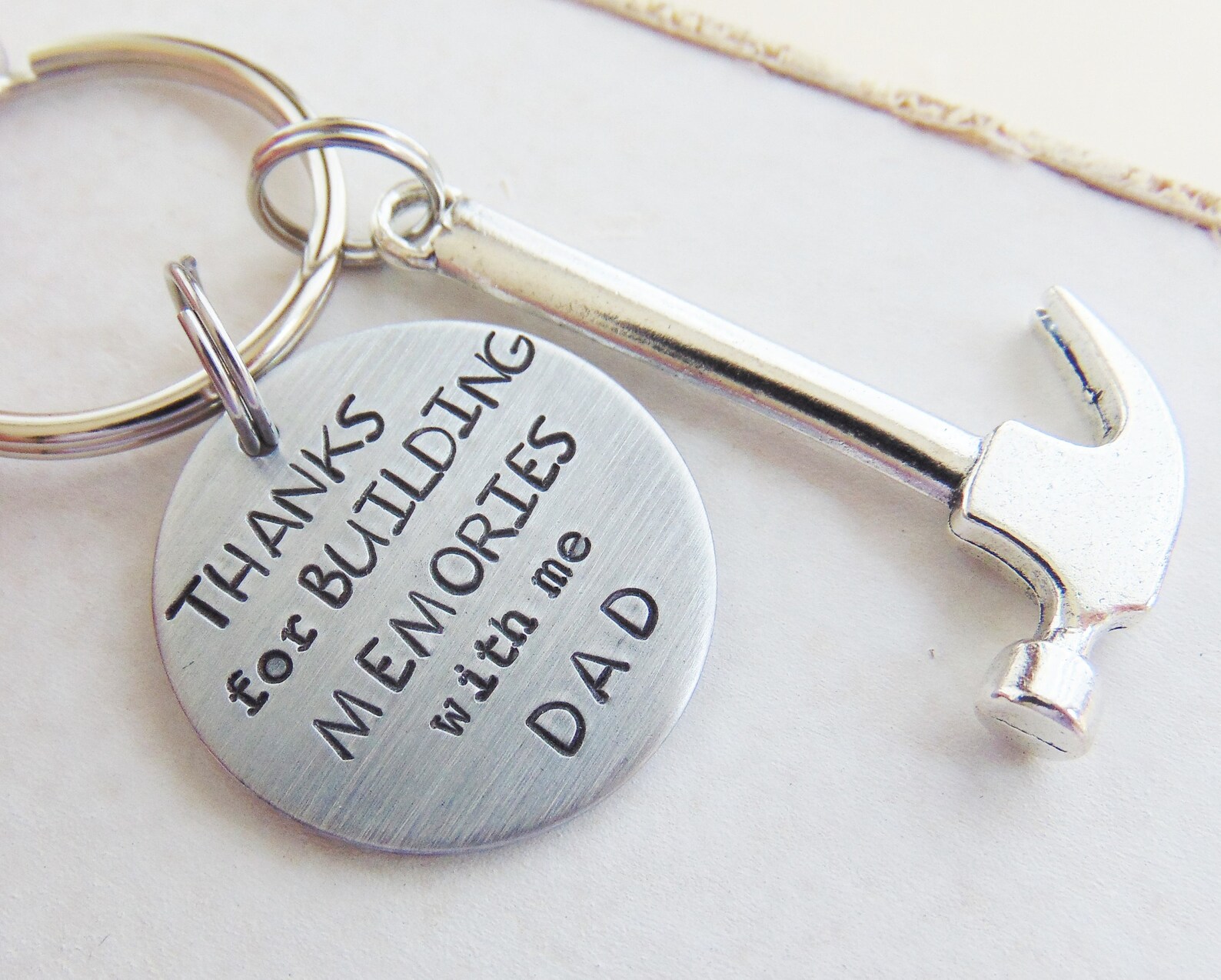 Father's Day Gift Personalized Father's Keychain - Etsy